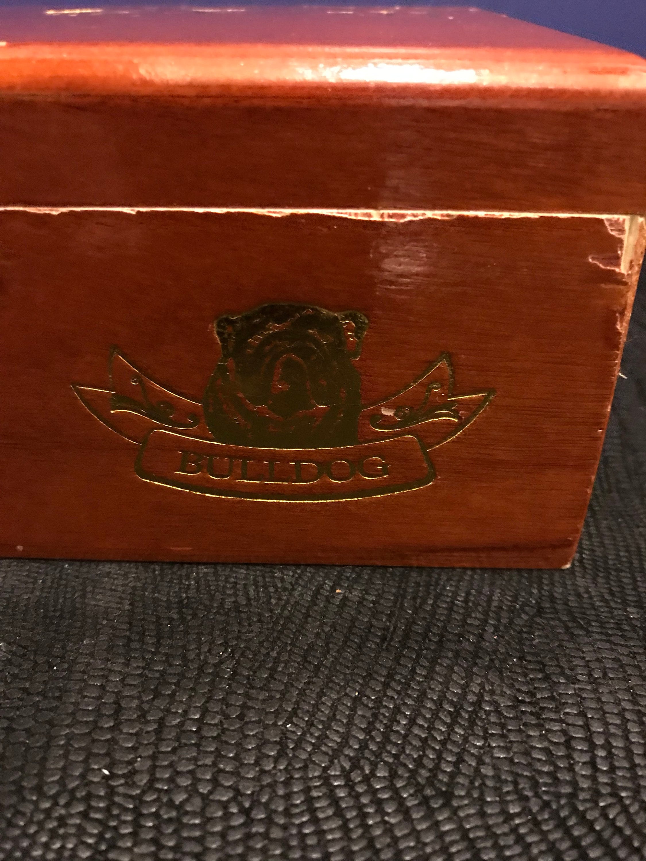 John Bull Cigar Box~ Bulldog~wooden Cigar Box~ Nicaragua~mancave Decor ...