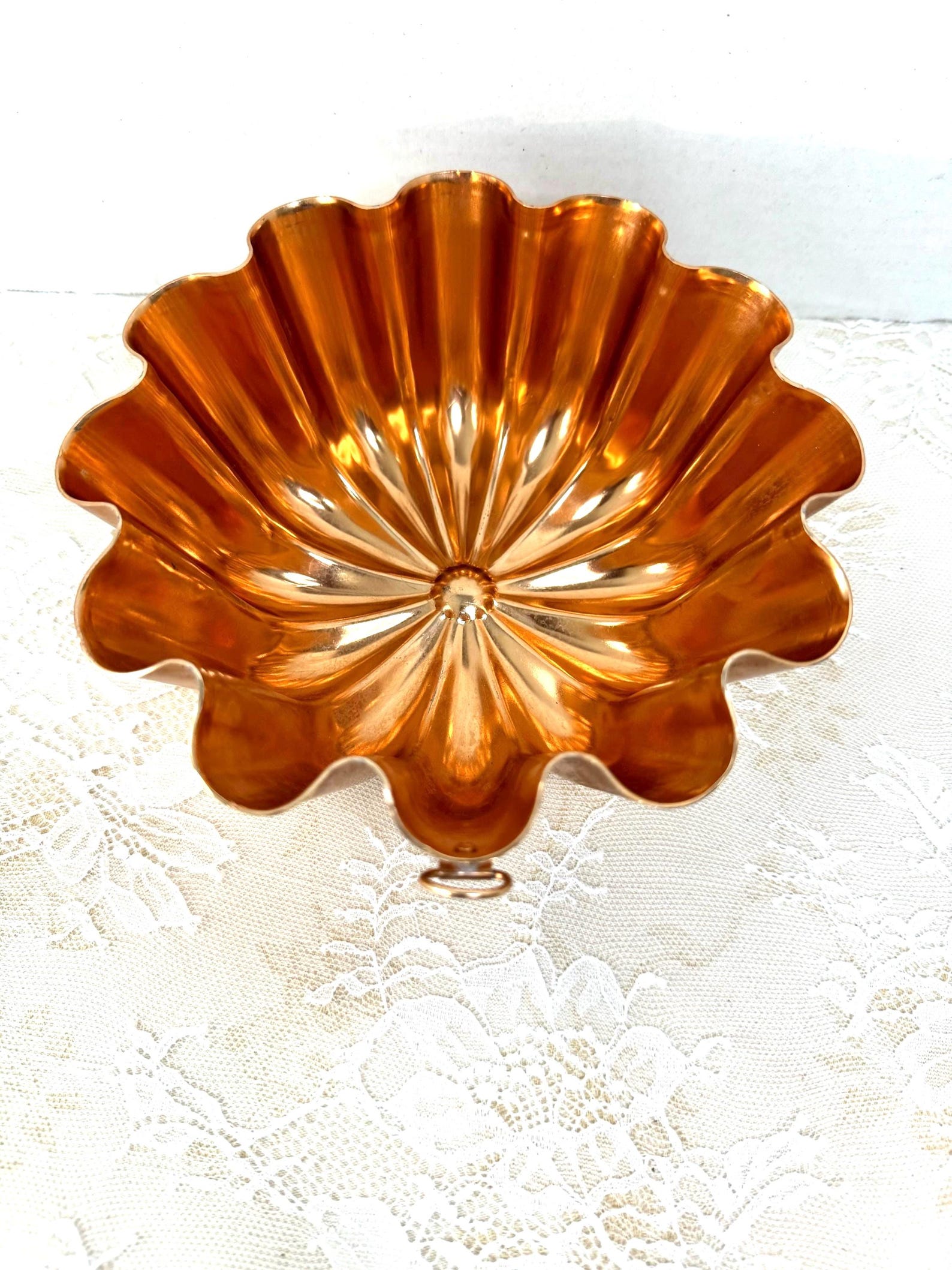 Vintage Copper Mold ~ Bundt Mold ~ Jello ~ Cake Mold ~ Country Kitchen ...