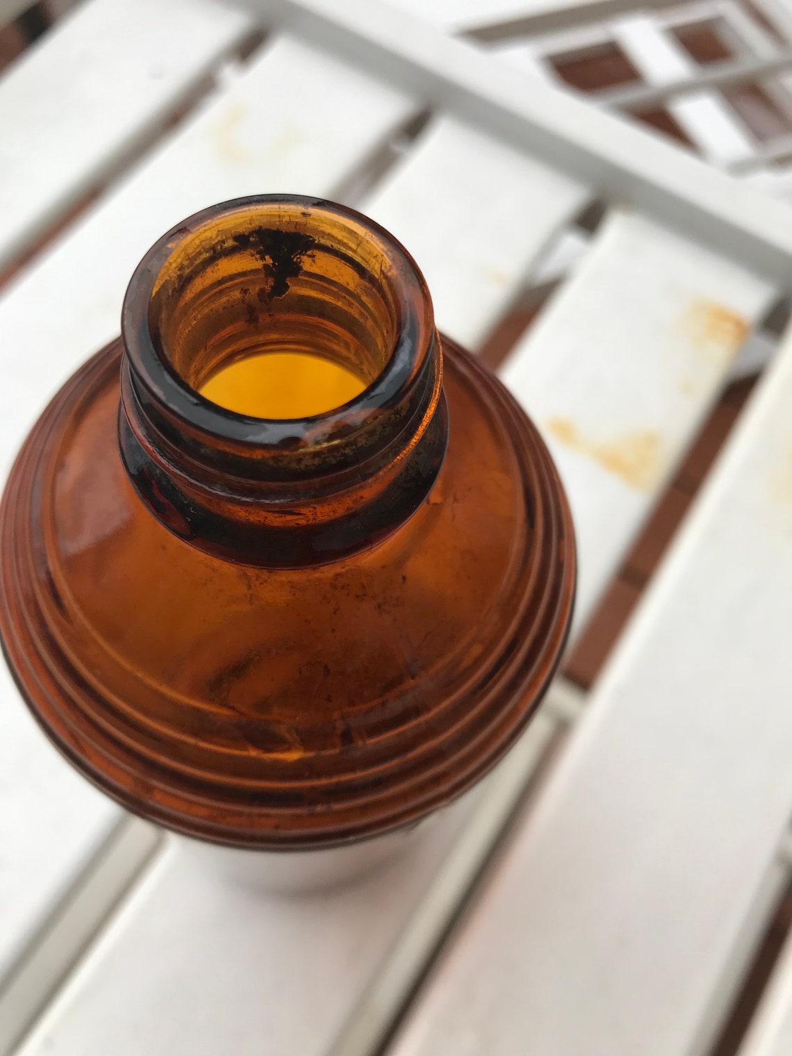 Vintage Abbott Brown Amber Glass Bottle - Embossed ~ Abbott ...