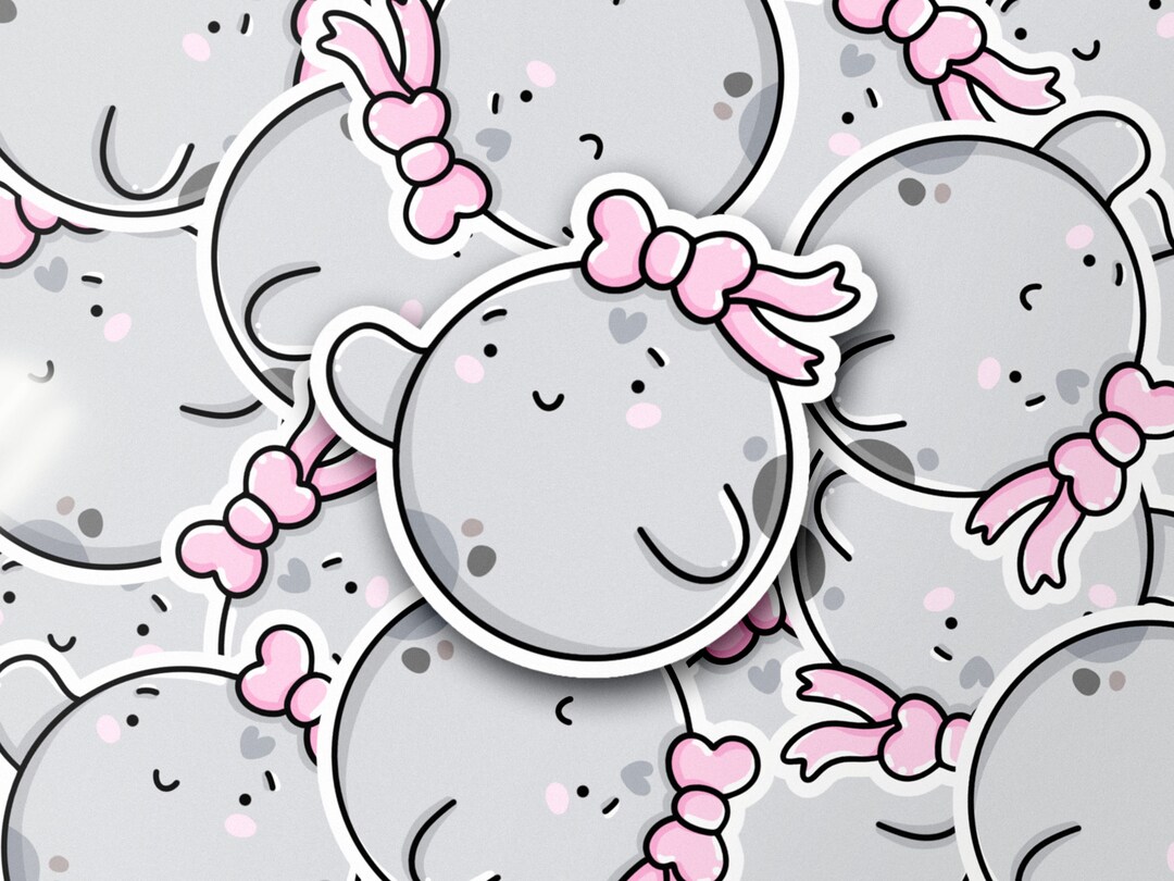 Luna Loves Bows Vinyl Die-cut Cute Planner Stickers Kawaii Stationery ...