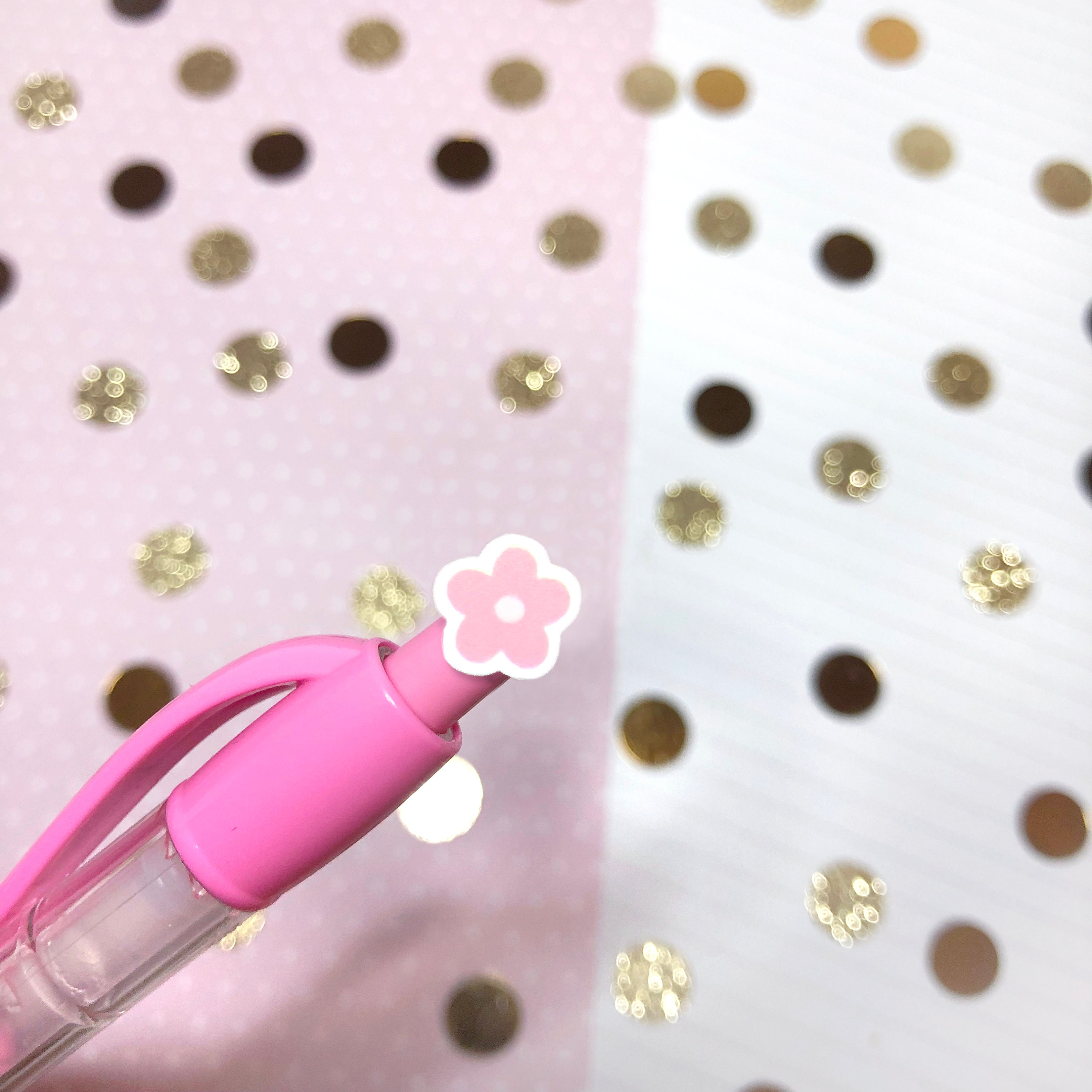 Mini Pink Flowers Sticker Sheet Cute Colourful Planner - Etsy UK