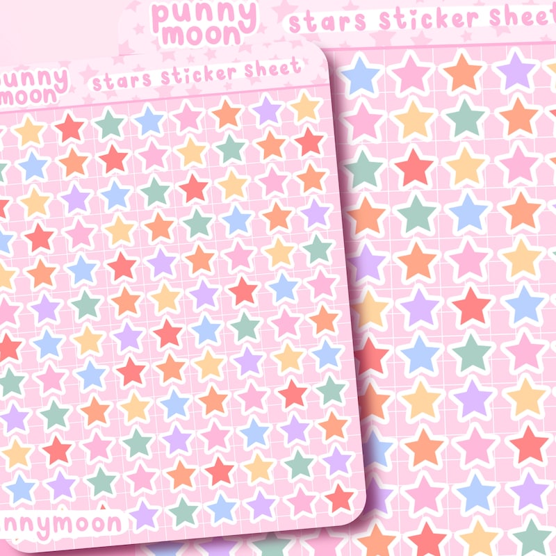 Mini Stickers Star - Etsy UK
