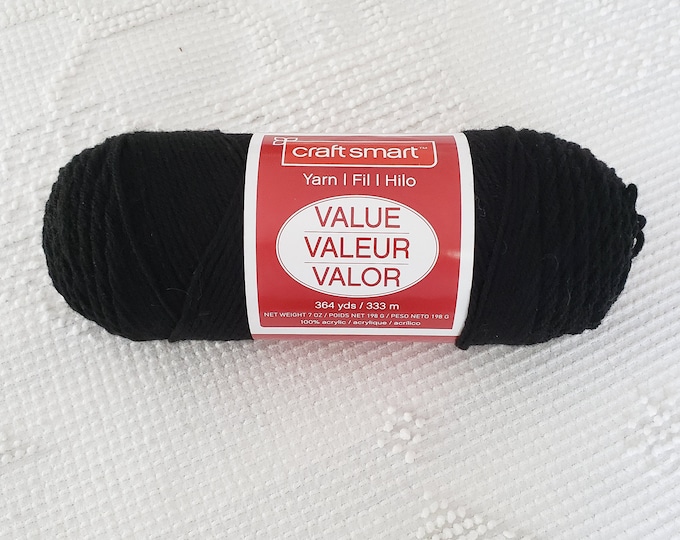 Craft Smart Value Yarn, 364 Yds/333m, 100% Acrylic, 7 Oz NEW One Skein ...