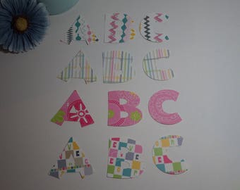 Alphabet Die Cuts ABC's 4 inches Monogram Letters | Etsy