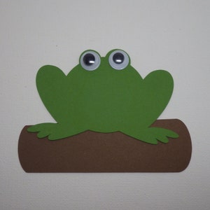 Frog and Log Die Cuts Set of 30 - DIY Rhyming Activity - Custom Orders ...