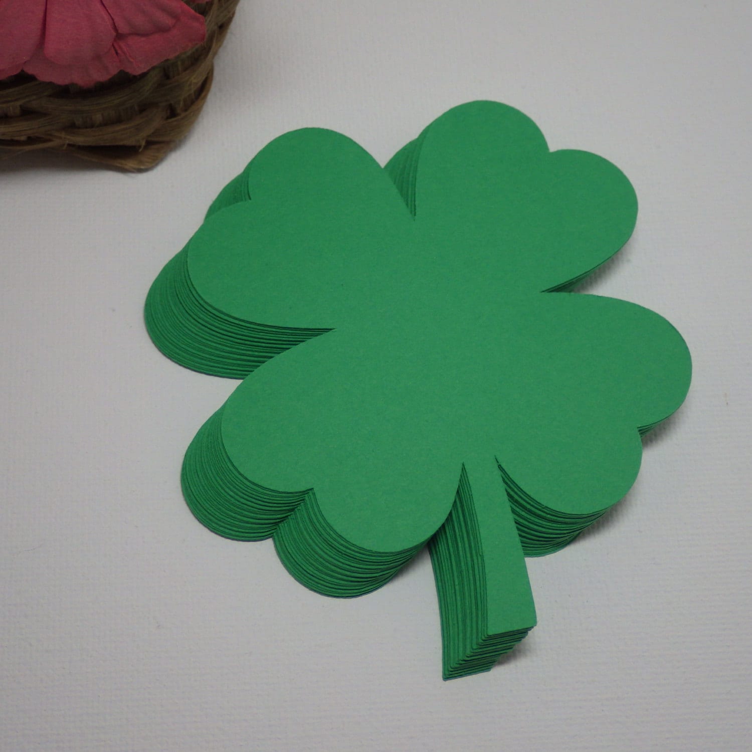 Shamrock Die Cuts Four Leaf Clover Die Cuts 30 Piece Set - Etsy