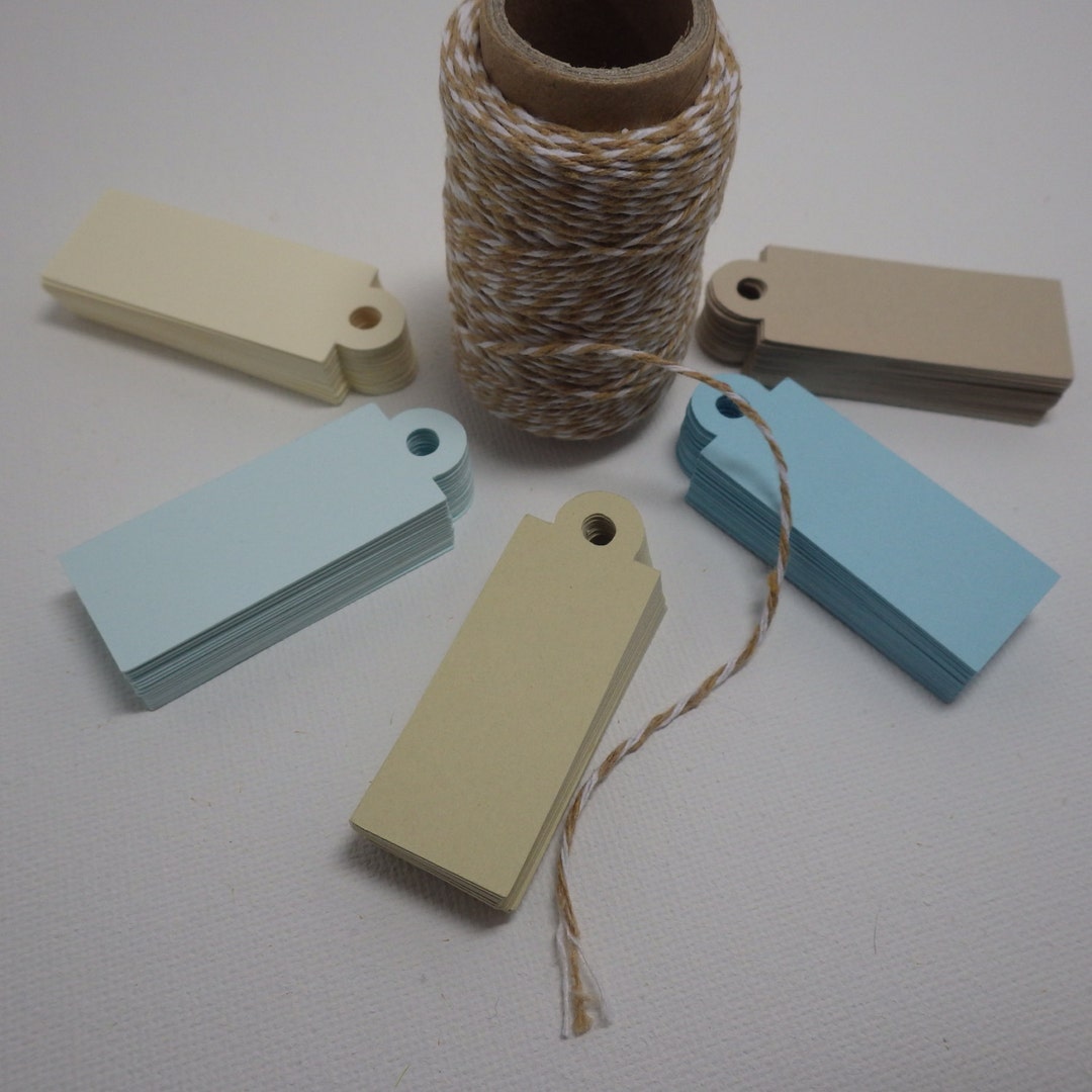 Mini Gift Tag Die Cuts - Price Tags - 36 Piece - Your Choice of Color ...