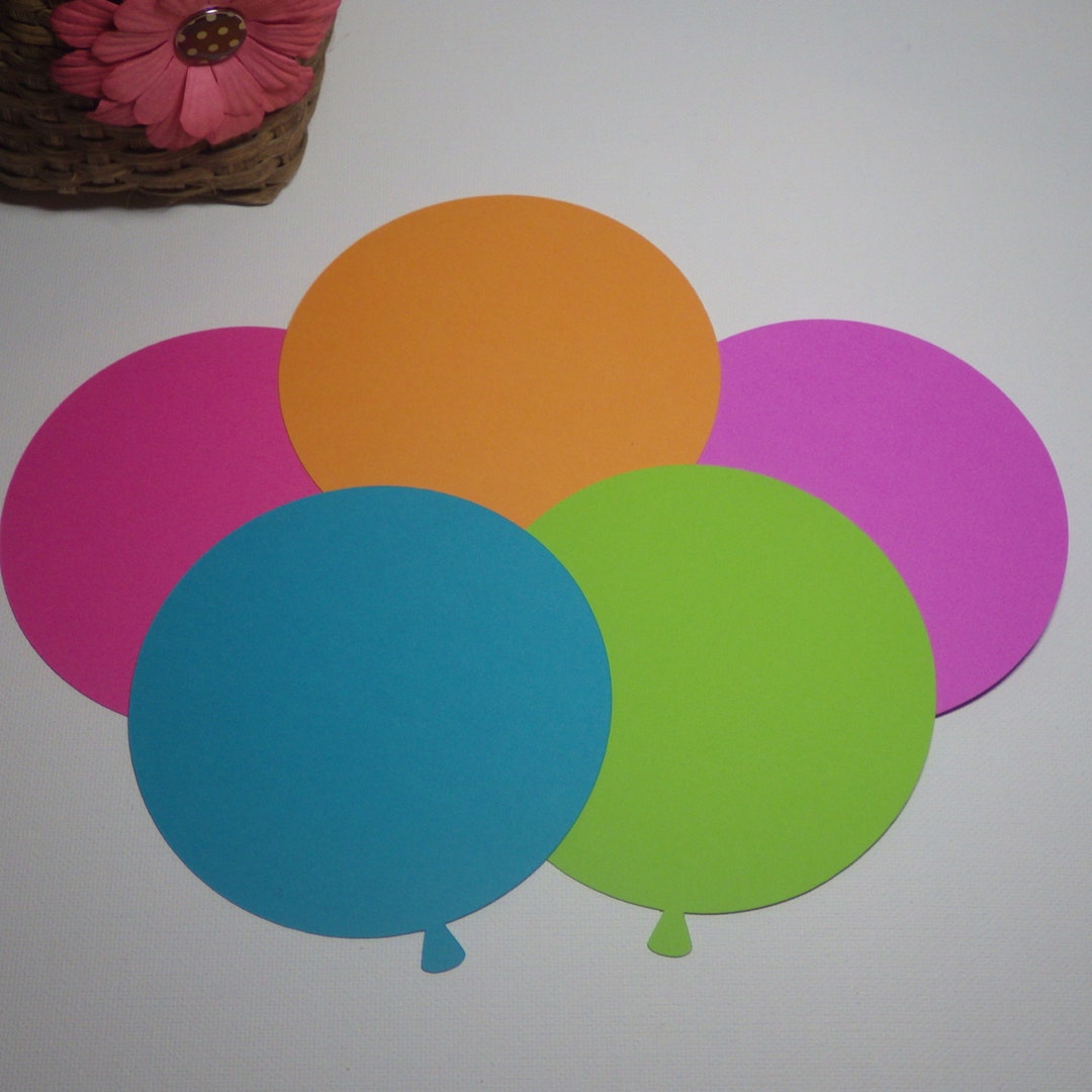 Round Balloon Die Cuts - Bulletin Board - 20 PC Set - Custom Orders ...