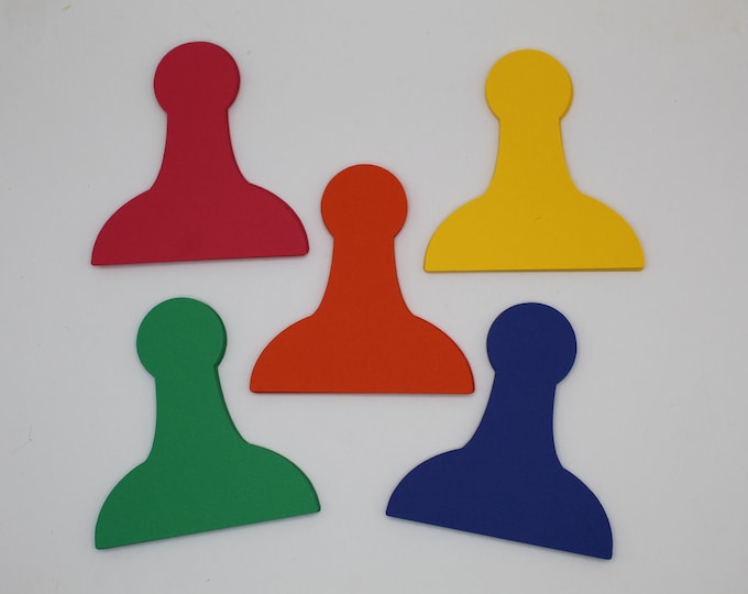 Game Board Piece Die Cuts - Game Pieces - Sorry Inspired - Game Boards ...