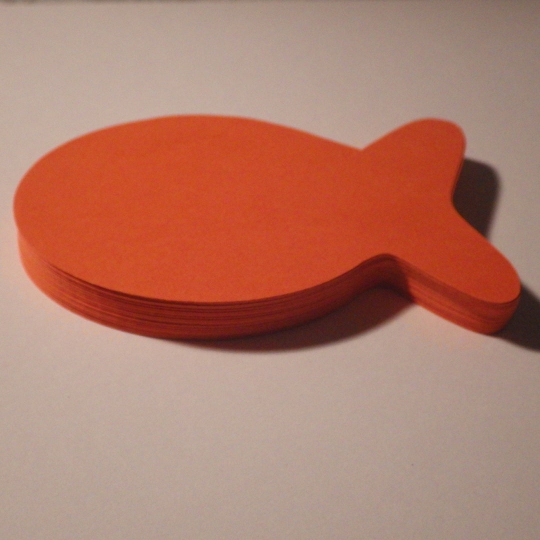 Large Goldfiish Cracker Die Cut Outs 40 Piece Set Custom Orders Welcome ...