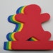 Gingerbread Man - Game Board Piece Die Cuts - Candyland Inspired - Game ...