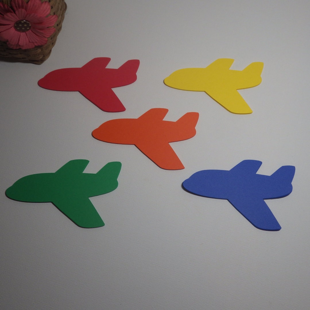 Airplane Die Cuts - 30 Piece Set - 4.71 X 3 - Custom Orders Welcome ...