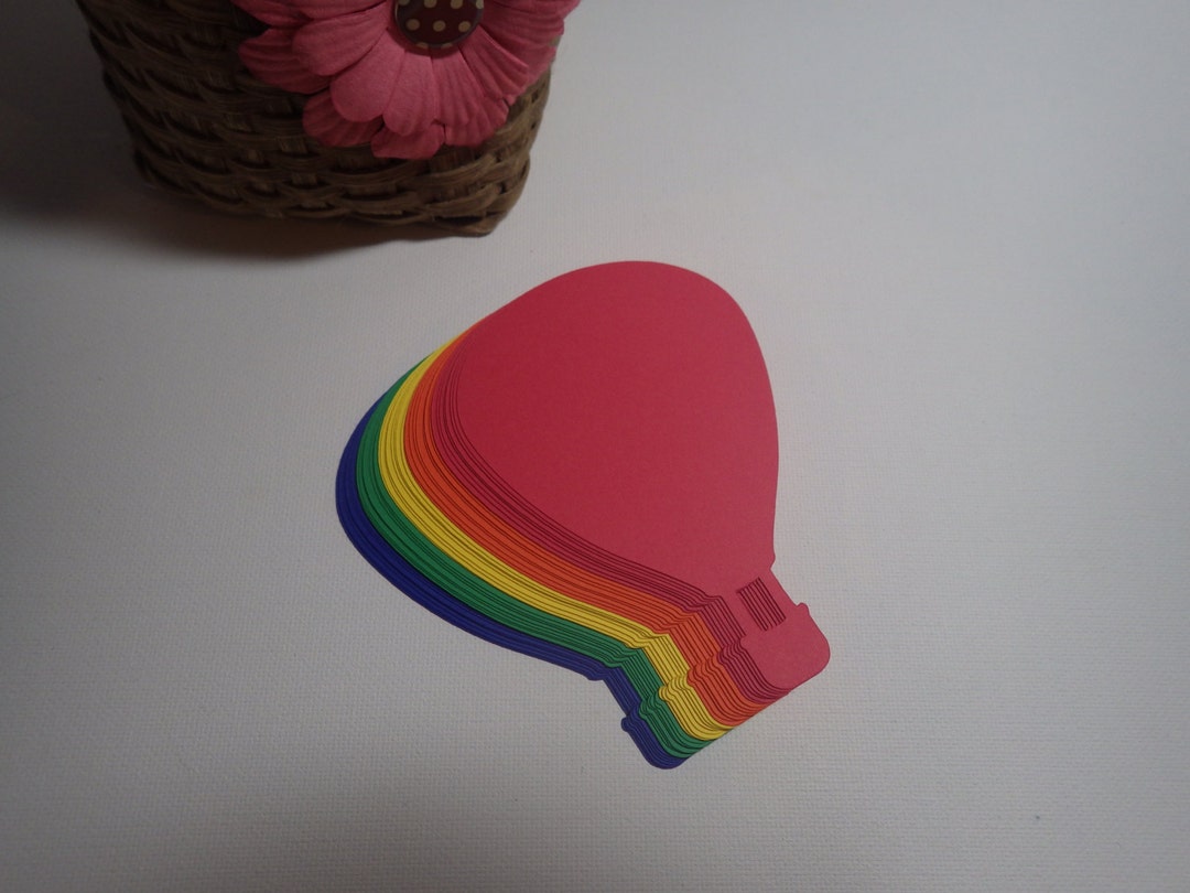 Hot Air Balloon Die Cuts - 40 PC Set - 2.69 X 4 - Choose Your Own ...