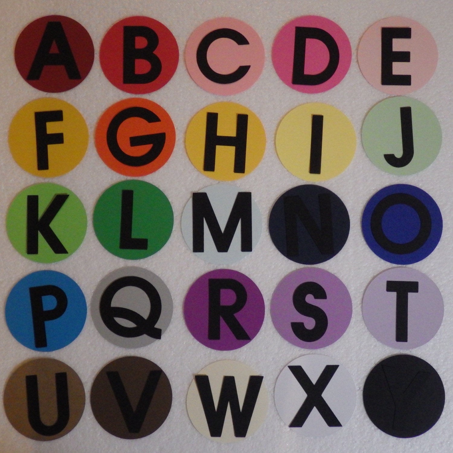 Alphabet Die Cuts ABC's 2 inches tall Monogram | Etsy