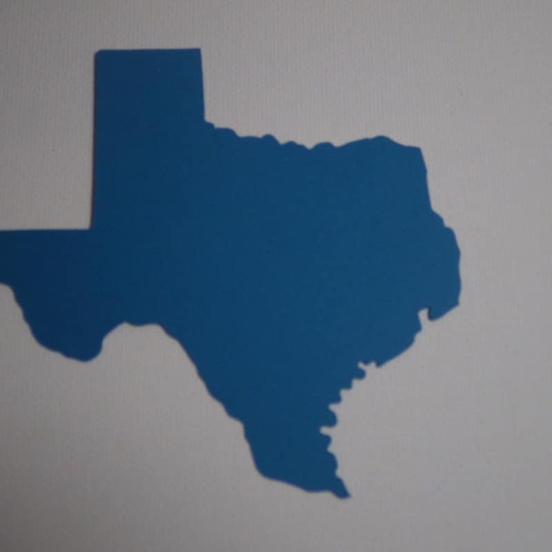 Die Cut States - Etsy
