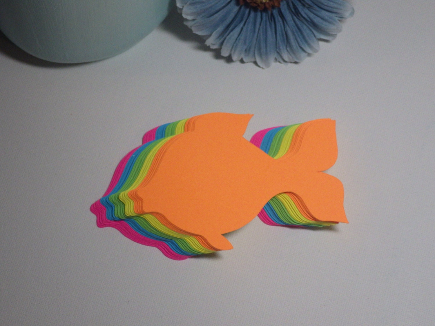 Fish Die Cuts 45 PC Set 3.55 X 2.5 Inch Custom Orders - Etsy