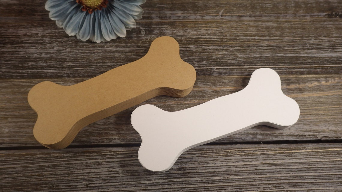 Bone Die Cuts / Bone Tags / Bones / Dog Bones / Dinosaur Bones / 5 X 2 ...