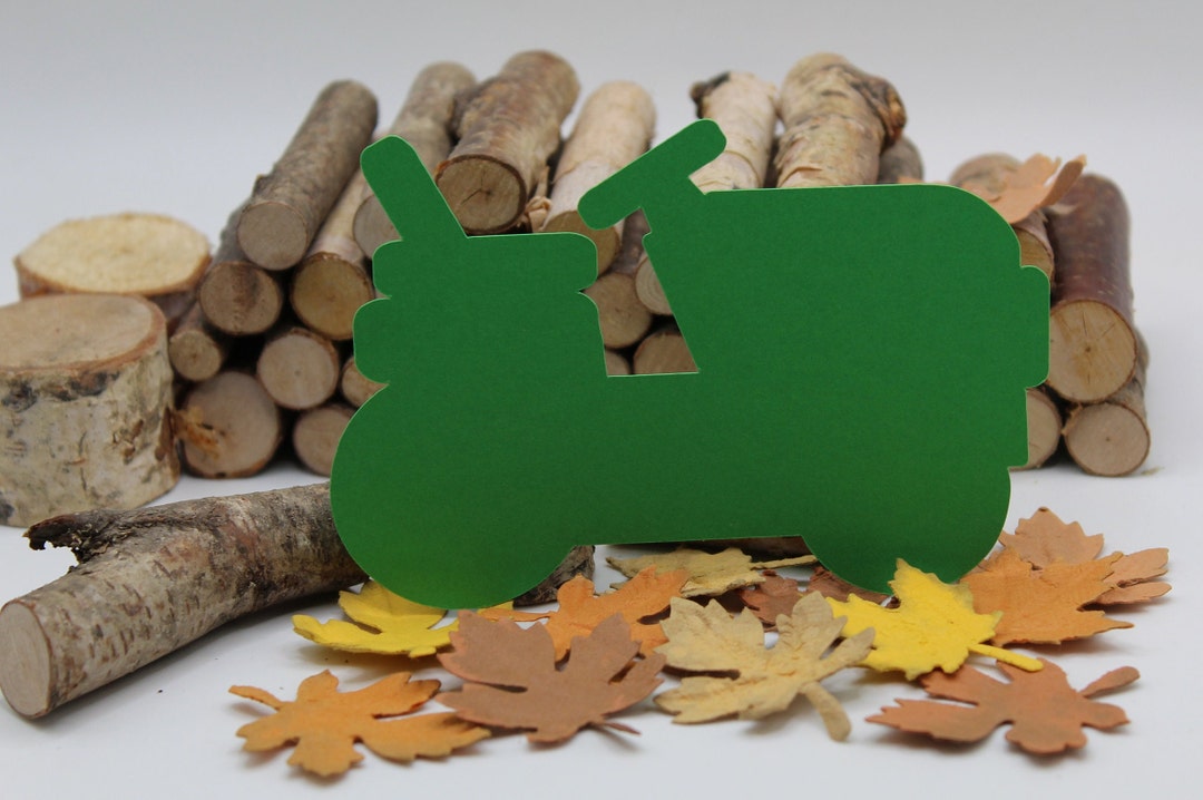Riding Lawn Mower Die Cuts - Lawn Mower - Paper Shapes - Bulletin ...