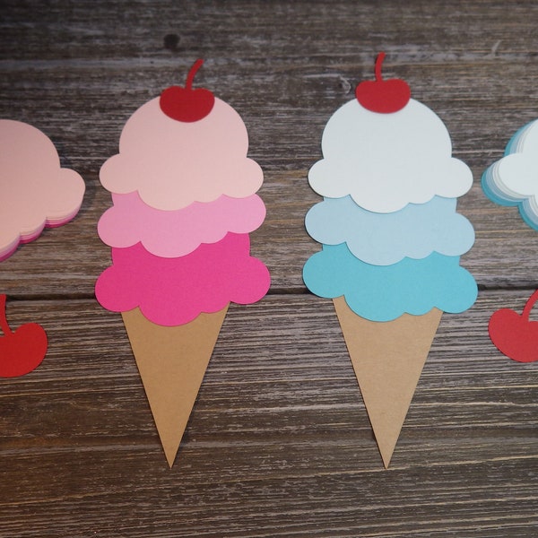 Ice Cream Cutout - Etsy
