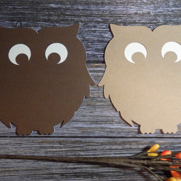 Owl Die Cut - Etsy