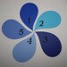 Rain Drop Die Cuts - Rain- Tear Drop - Large- 5 Inch - Choose Your ...