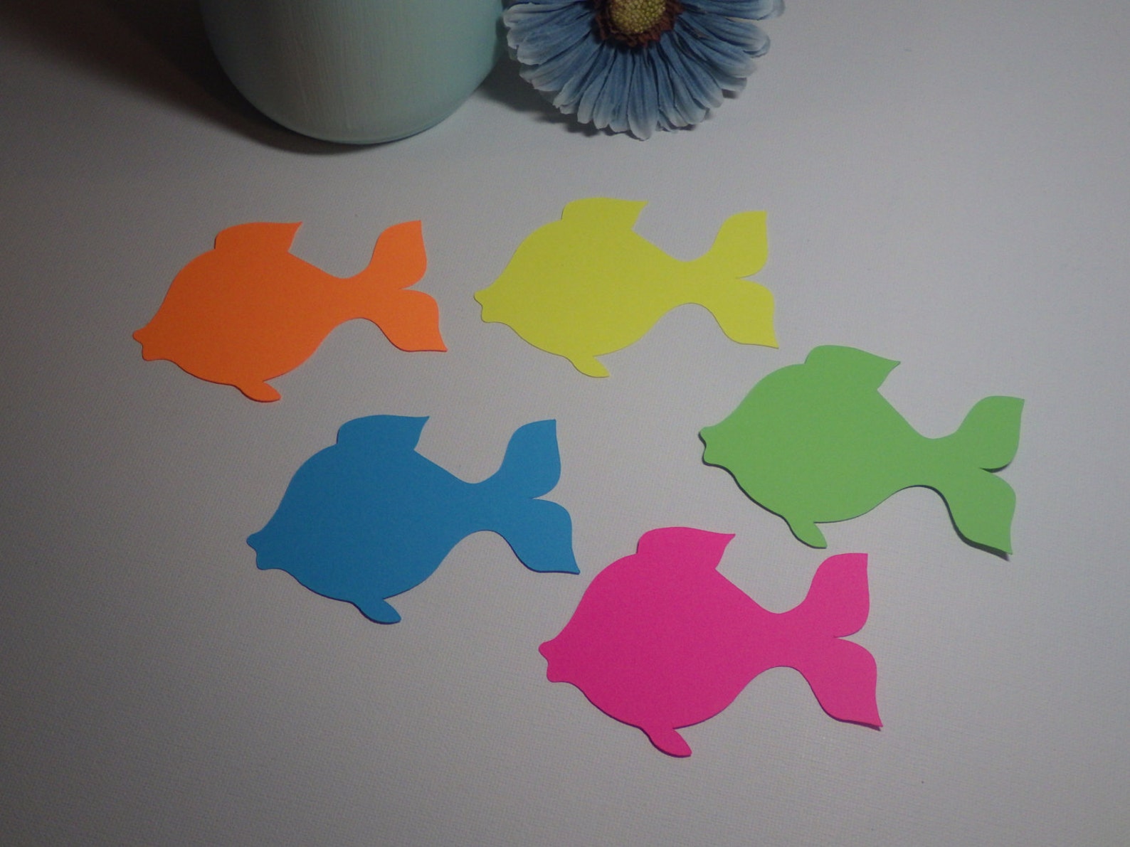 Fish Die Cuts 45 PC Set 3.55 X 2.5 Inch Custom Orders - Etsy