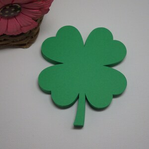 Shamrock Die Cuts - Four Leaf Clover Die Cuts - 30 Piece Set - 3 X 3.62 ...