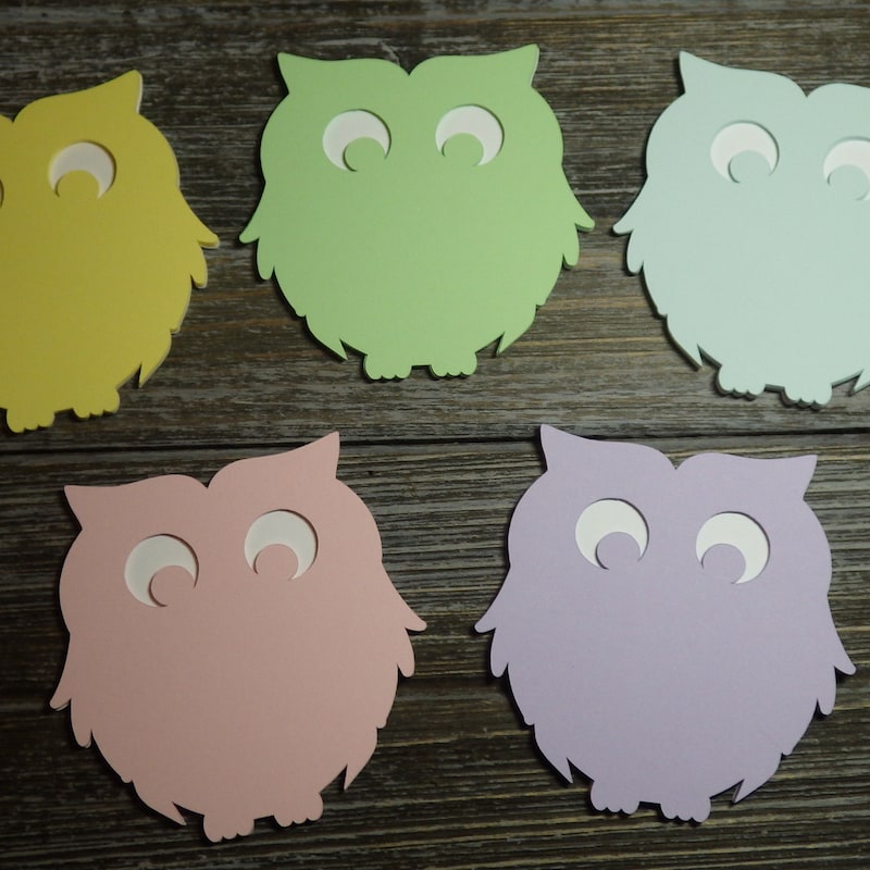 Owl Die Cut - Etsy