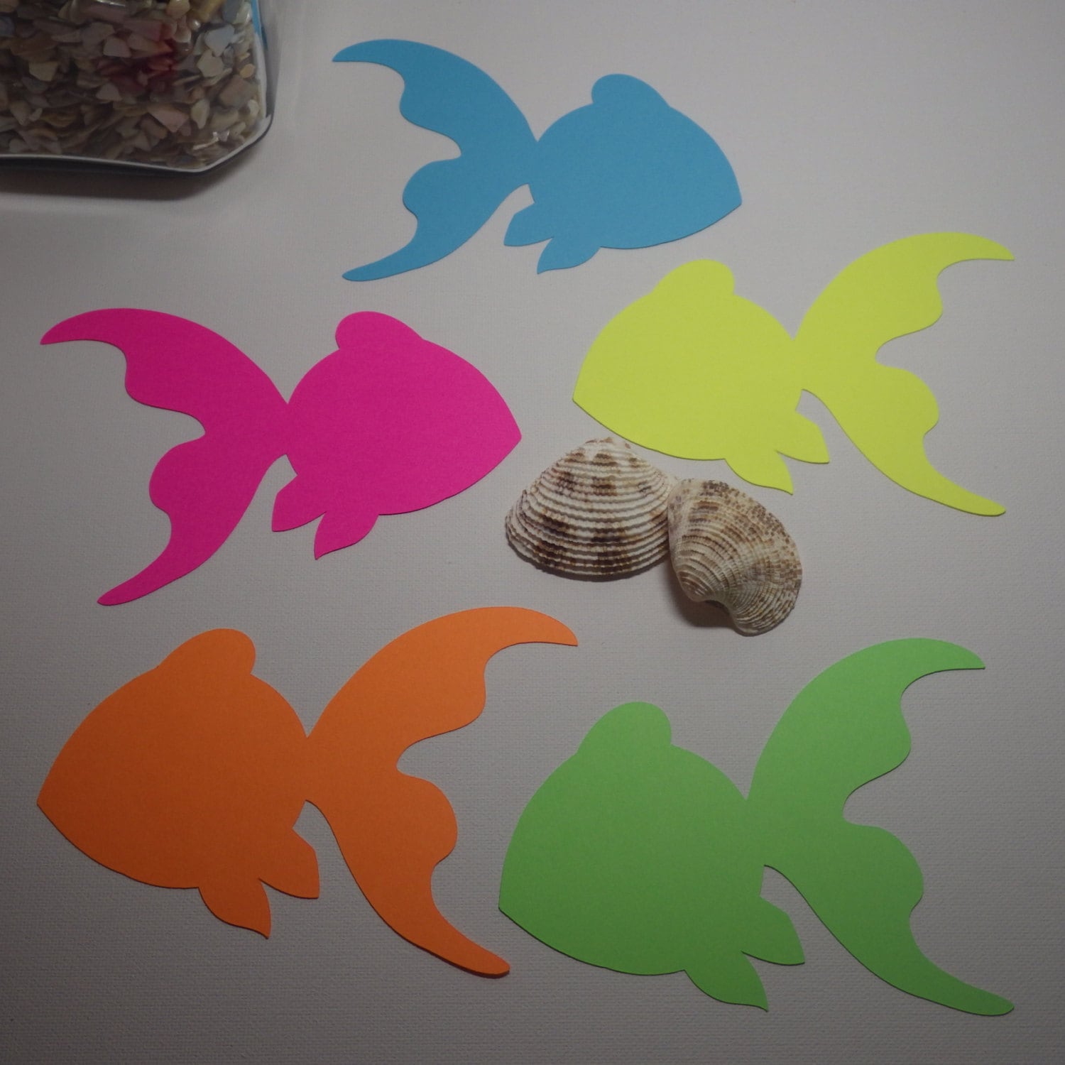 Large Goldfish Die Cuts Fish Die Cuts Custom Orders - Etsy
