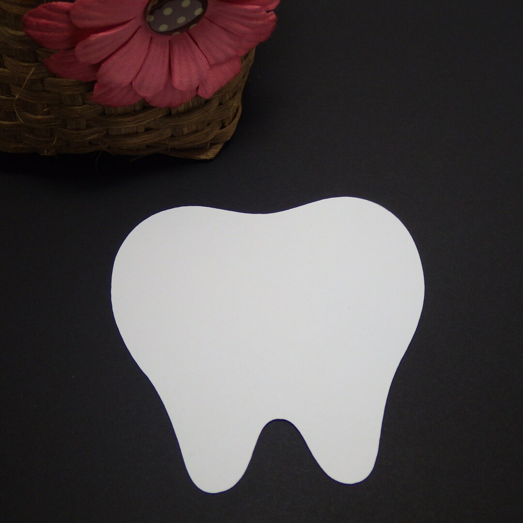 Tooth Die Cut - Baby Tooth Die Cut - Dental Die Cut - Custom Orders ...