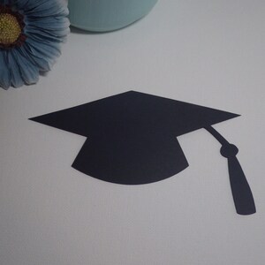 Graduation Cap Die Cuts - 20 PC - 5.5 X 3.41 - Choose Your Color(s ...
