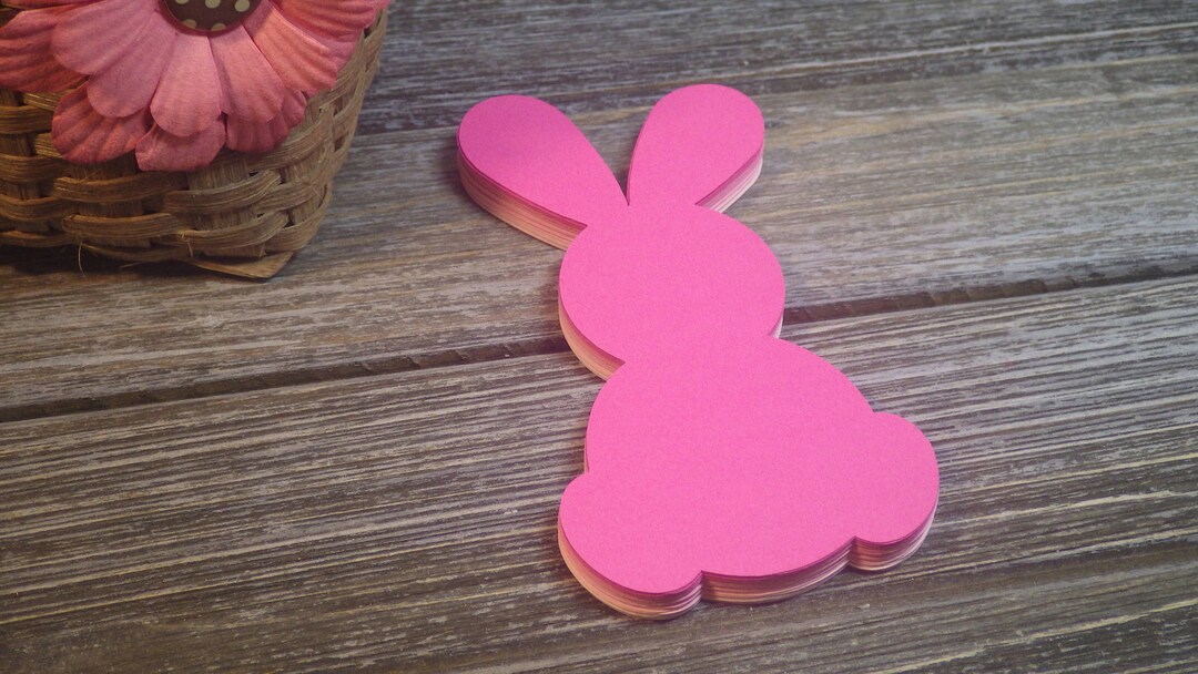 Bunnies / Rabbit Die Cuts - 30 Piece Set - 2.5 X 4.375 Inch - Custom ...