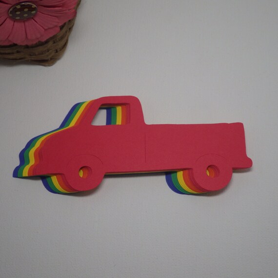 Paper, Party & Kids Paper Farm Truck Die Cuts Red Truck 30 PC set VTC ...