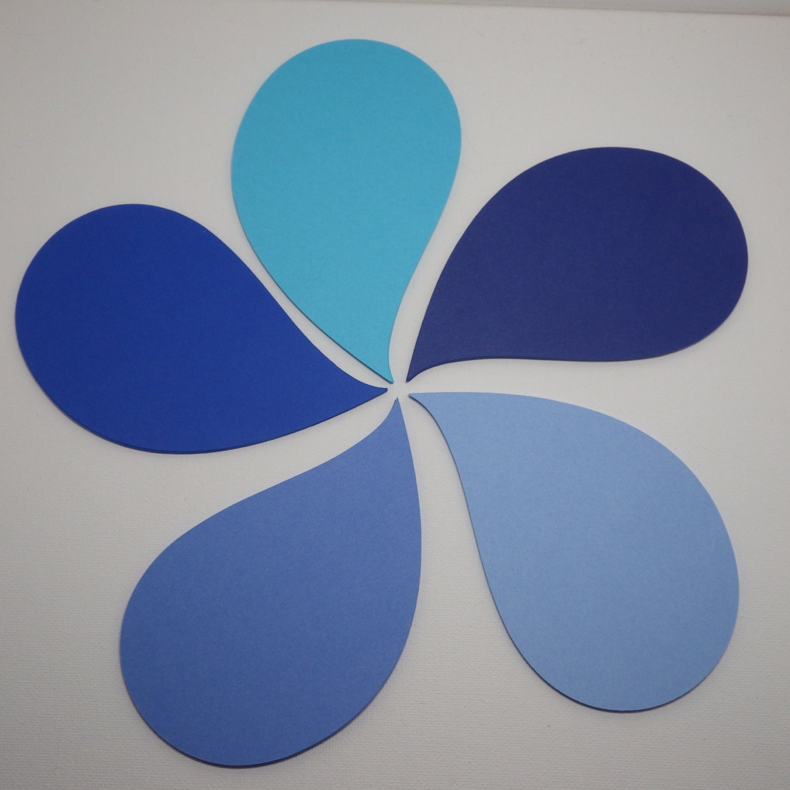 Rain Drop Die Cuts Rain Tear Drop Large 5 Inch Choose | Etsy