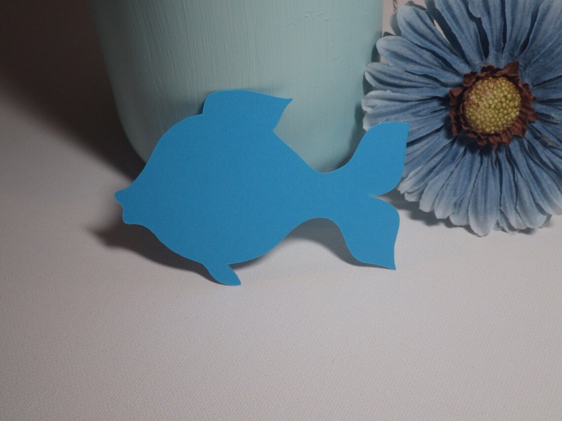 Fish Die Cuts 45 PC Set 3.55 X 2.5 Inch Custom Orders - Etsy