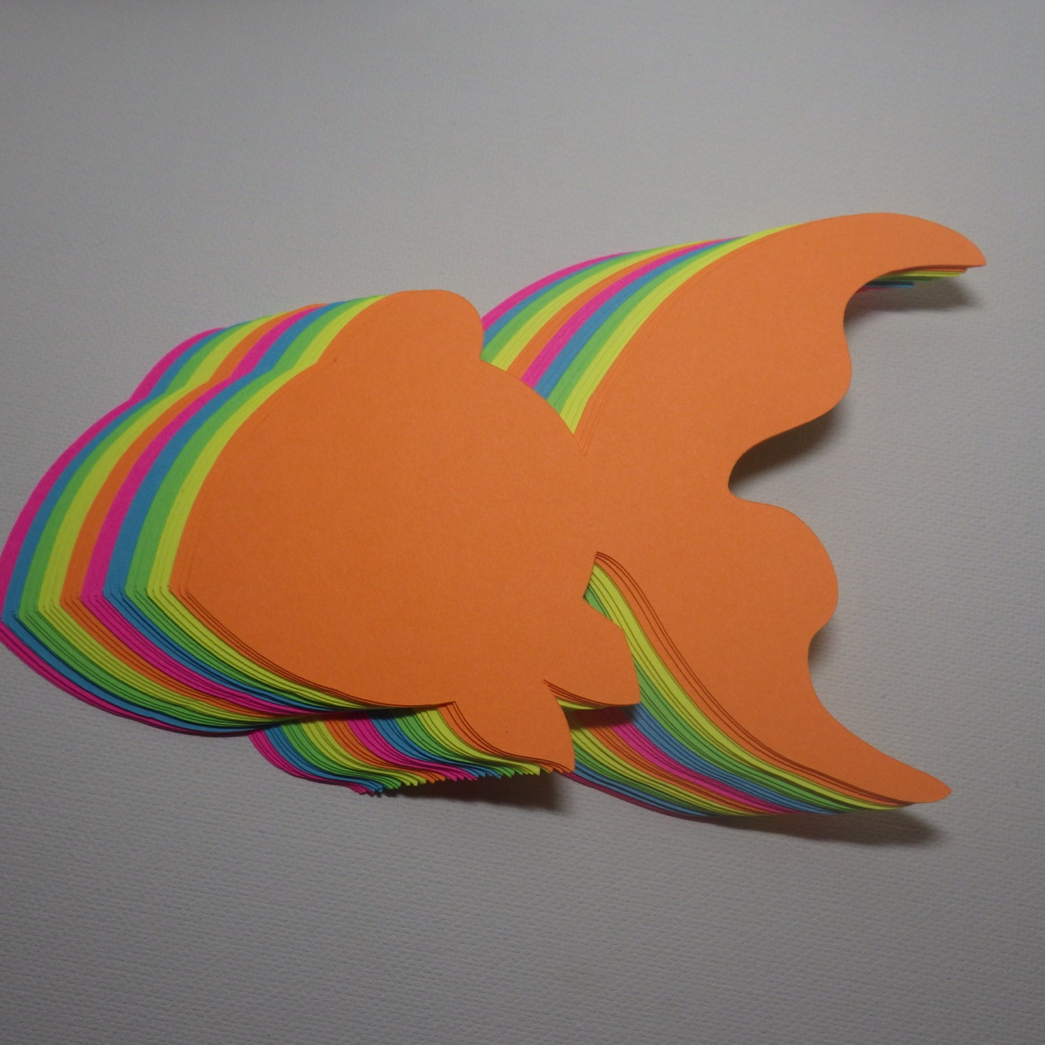 Large Goldfish Die Cuts Fish Die Cuts Custom Orders - Etsy