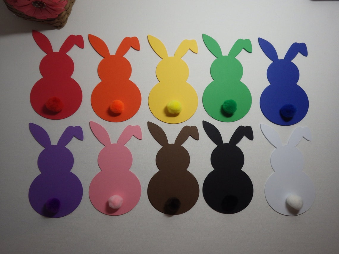 Bunny Color Match Activity File Folder Game Color Sorting | Etsy