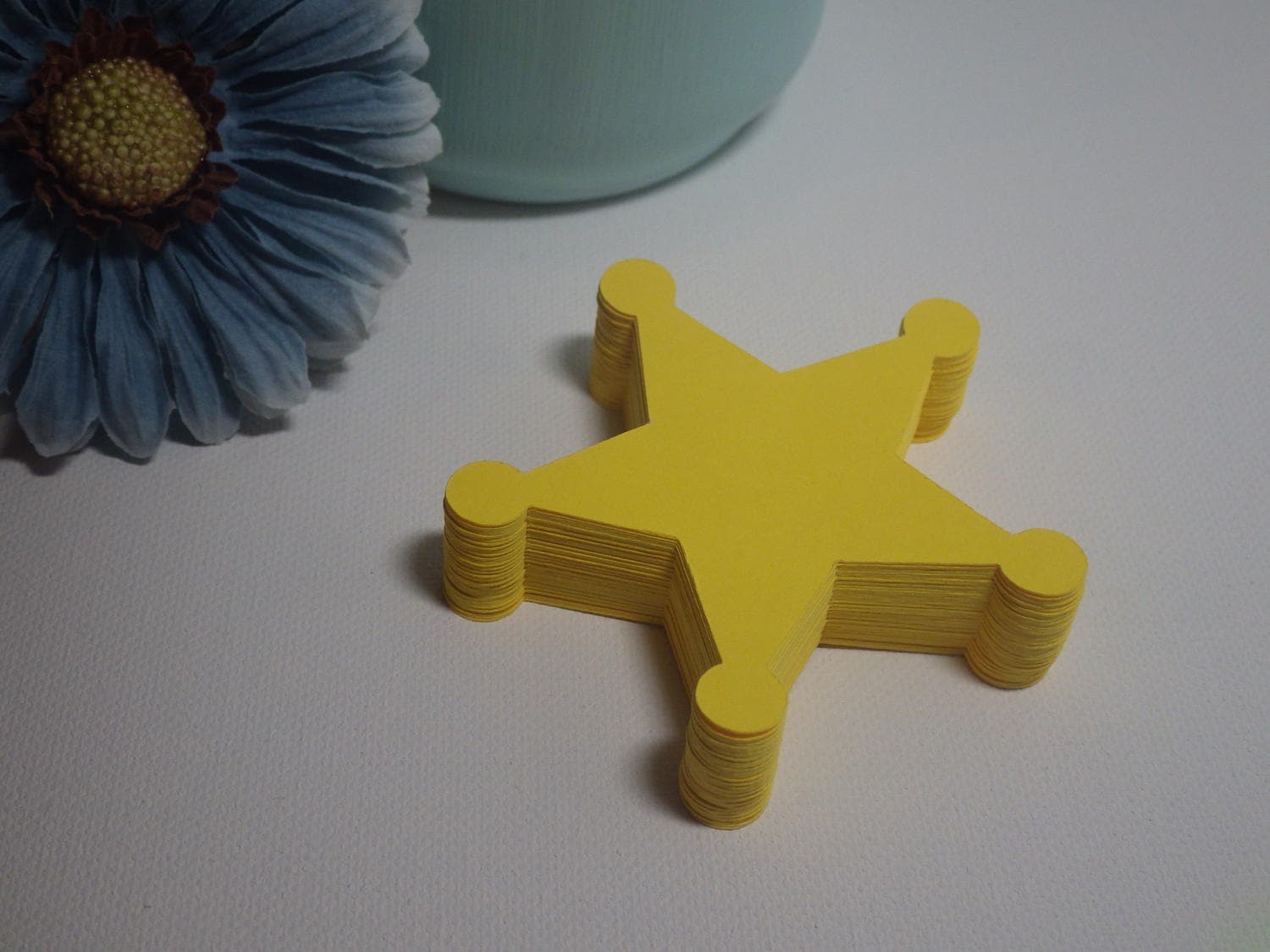 Sheriff Badge Die Cuts Police Bagde Die Cuts 50 Piece Set | Etsy