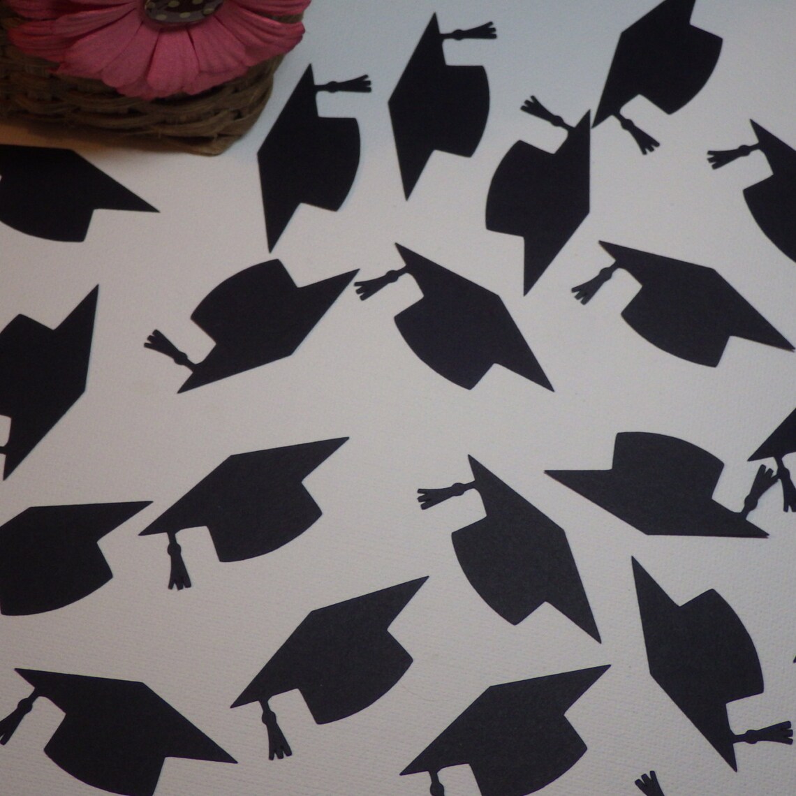 Graduation Cap Die Cuts - Graduation Die Cuts - Choose Confetti or ...