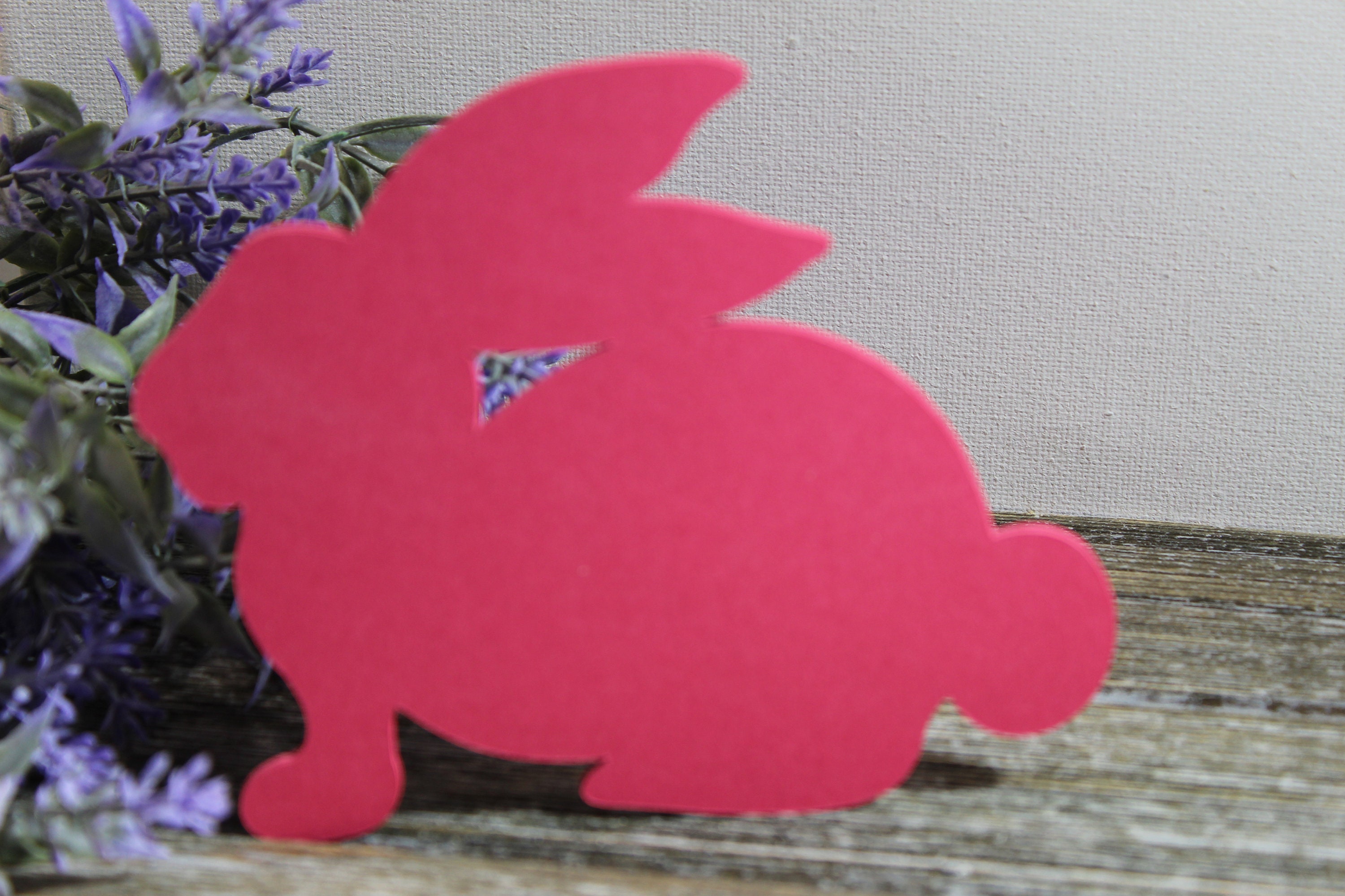 Bunny Die Cuts Rabbit Die Cuts Spring Easter 24 PC Set - Etsy