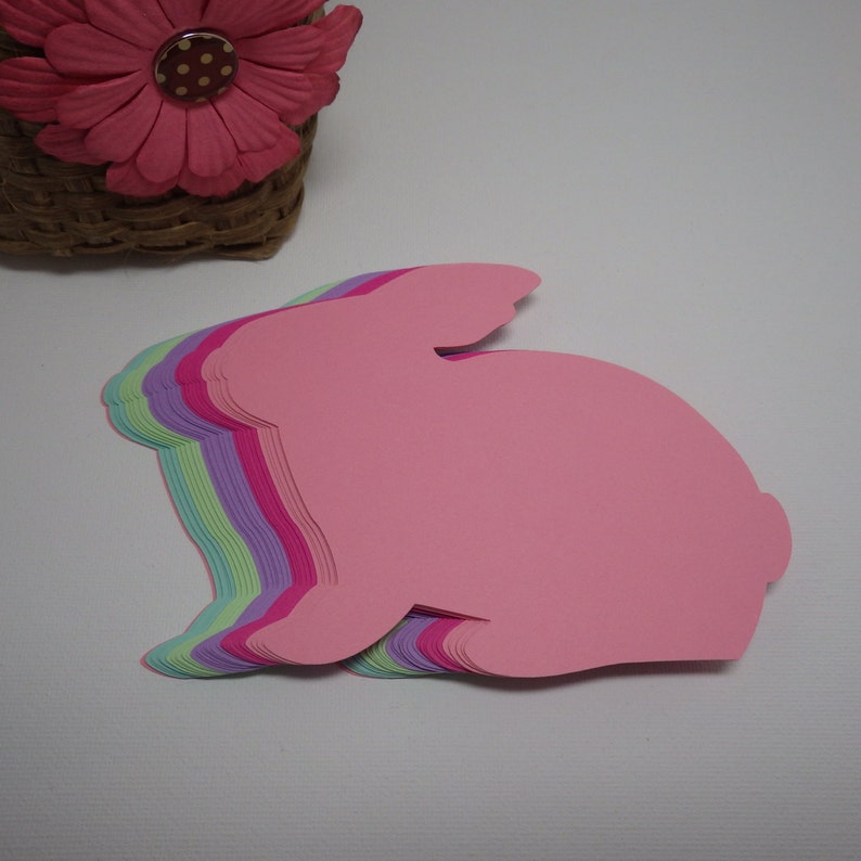 Easter, Bunny, Rabbit Die Cuts 40 Piece Set - Custom Orders Welcome ...