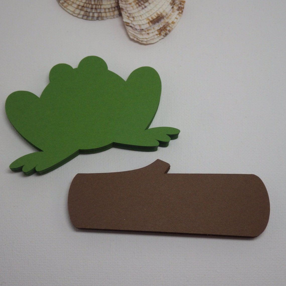 Frog and Log Die Cuts Set of 30 - DIY Rhyming Activity - Custom Orders ...