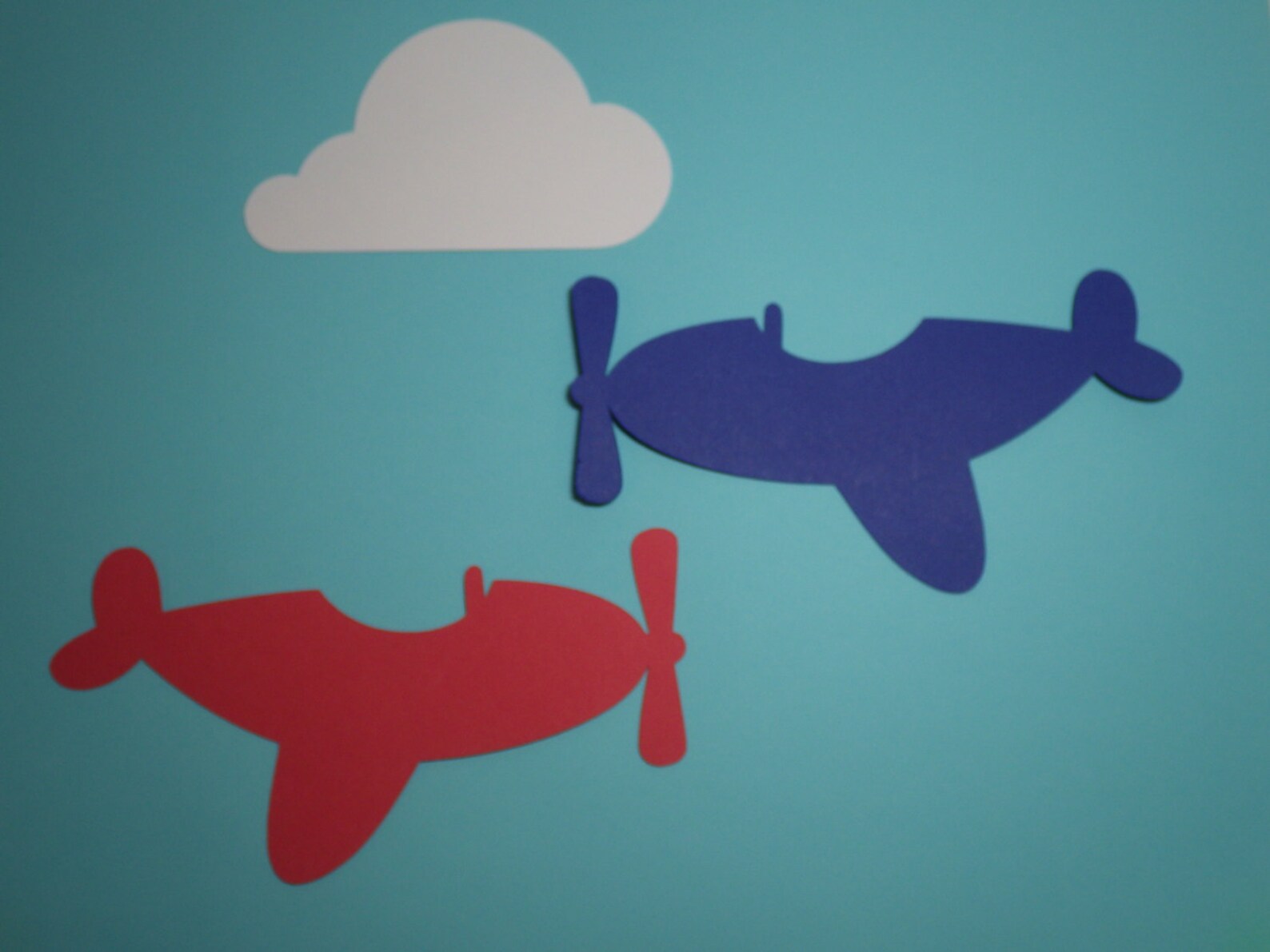 Airplane Die Cuts Plane Die Cuts 30 PC Set 5 Inch X 2.66 - Etsy