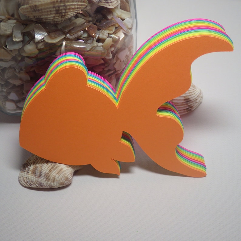 Large Goldfish Die Cuts Fish Die Cuts Custom Orders - Etsy