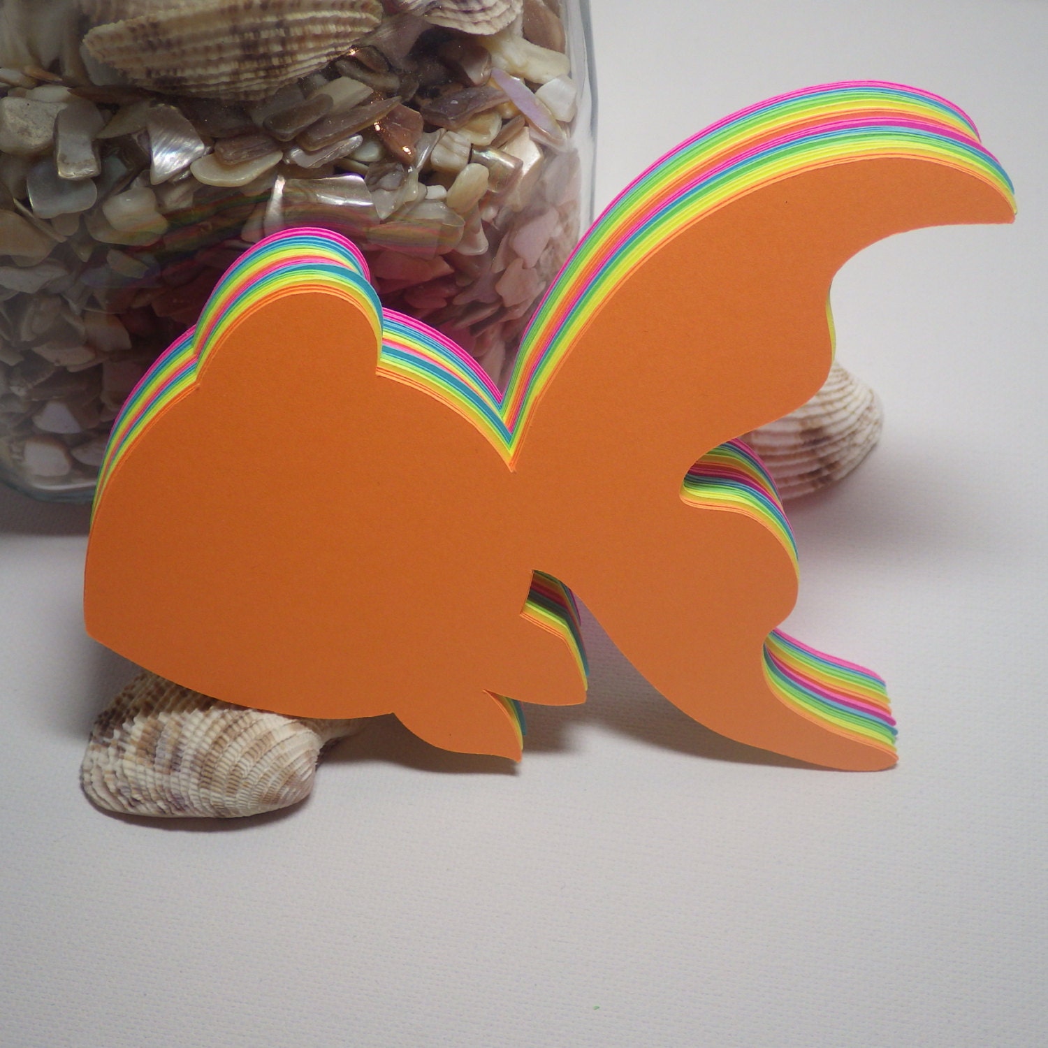 Large Goldfish Die Cuts Fish Die Cuts Custom Orders - Etsy
