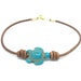 Turquoise Sea Turtle Anklet, Turtle Ankle Bracelet, Beach Anklet ...