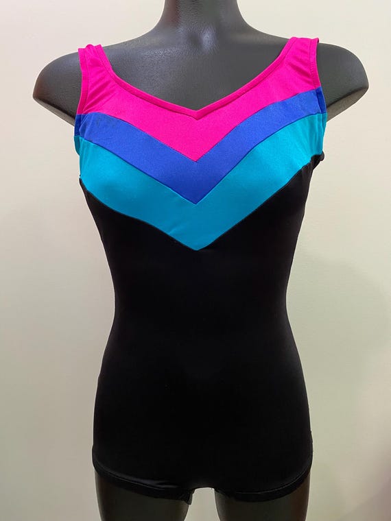 Womens vintage 80s colorblock - Gem