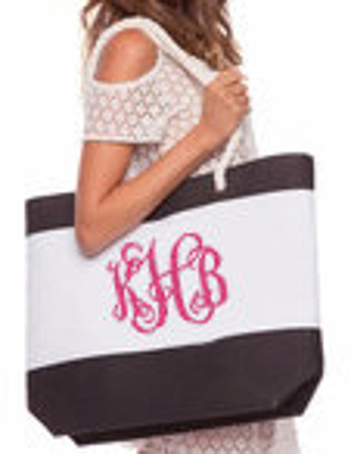 Personalized Beach Tote and EXTRA LARGE Towel Set - Etsy