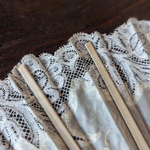 Antique Cream Silk Folding Edwardian Fan - Etsy