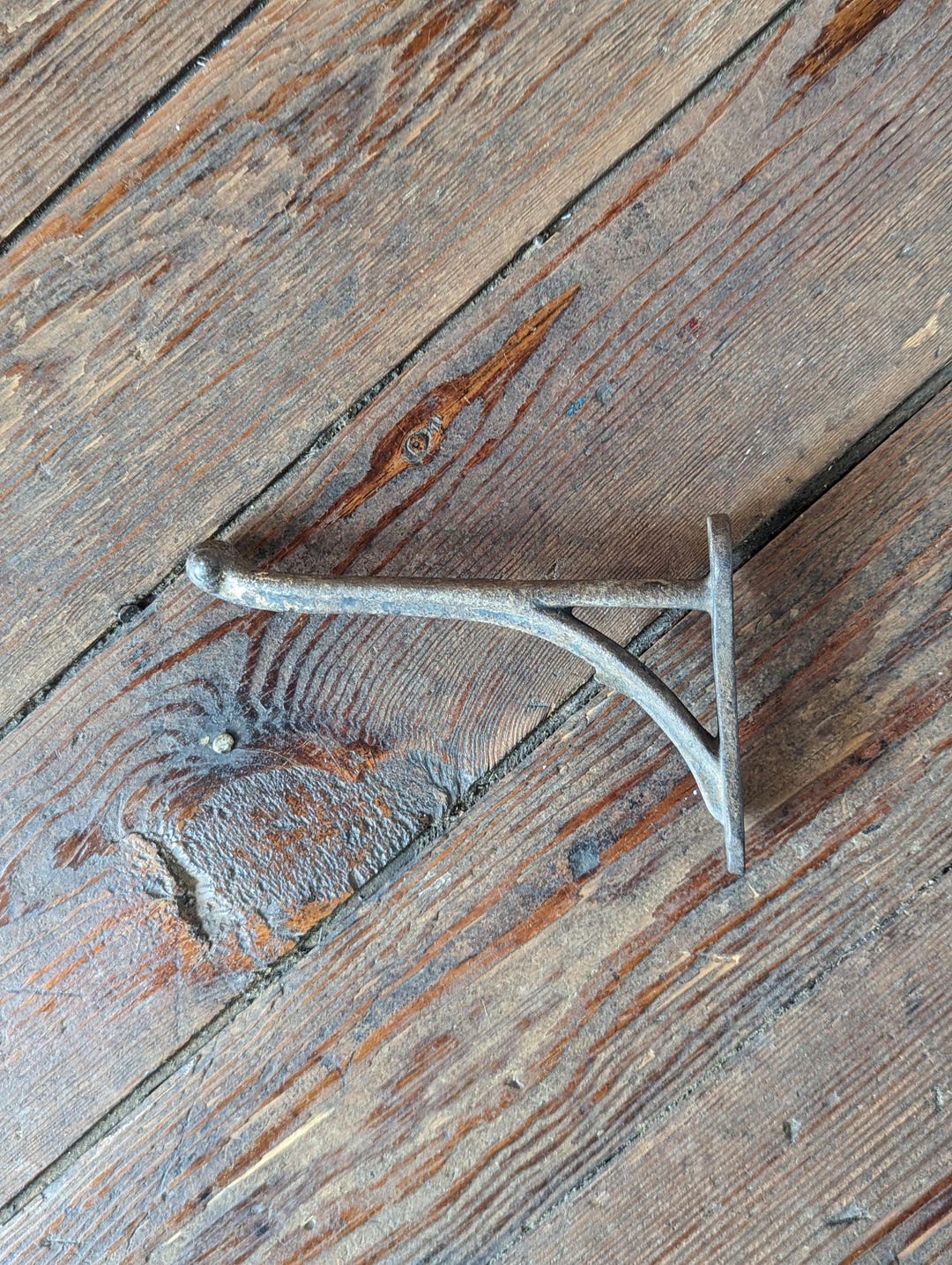 Antique Cast Iron Hanger - Etsy